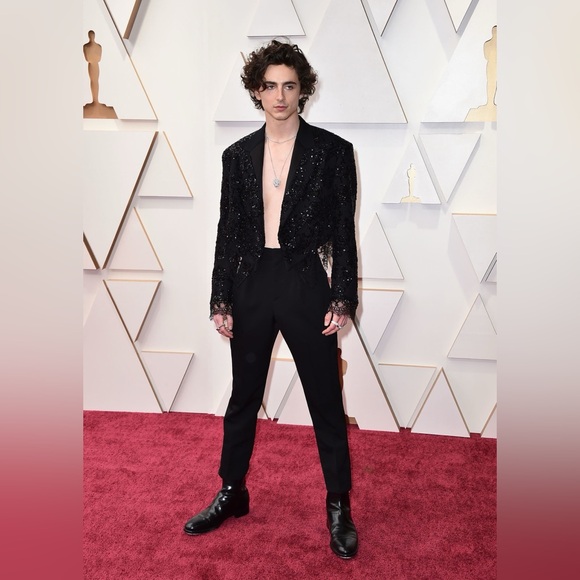 Party Supplies | Timothe Chalamet Life Size Cardboard Cutout With Free ...